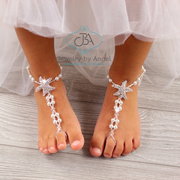 Barefoot Jewelry by Angel | Jewelry | Beach Wedding Barefoot Sandals ...